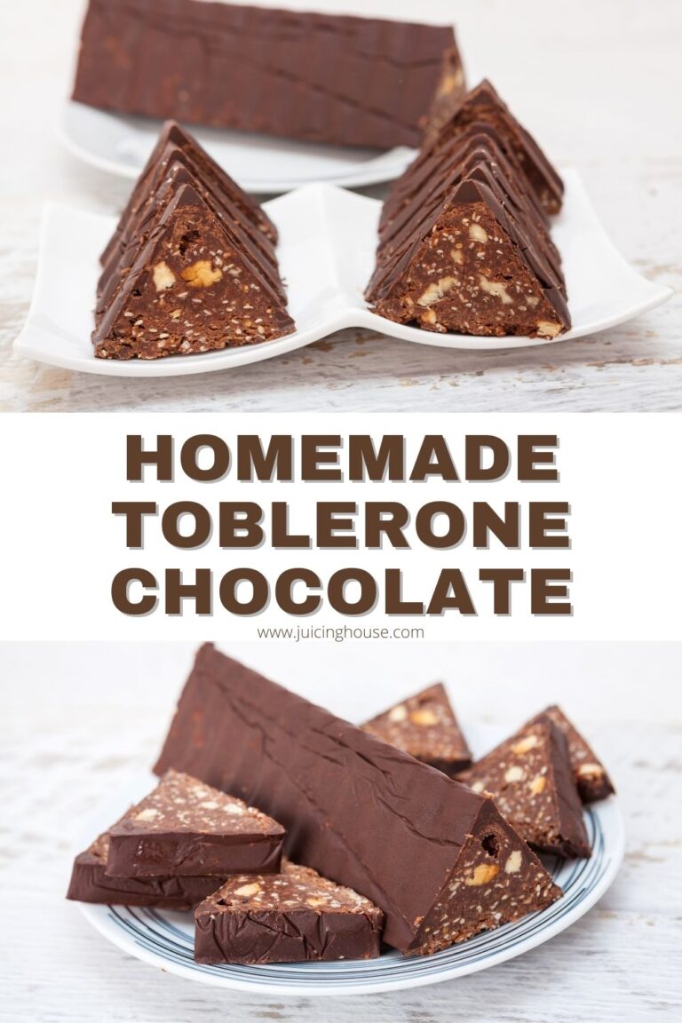 THE BEST Healthy Homemade Toblerone Chocolate